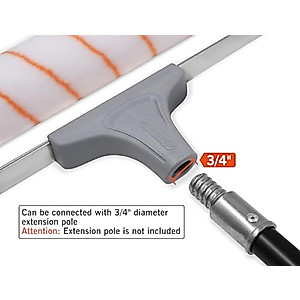 ROLLINGDOG 18 Inch Paint Roller - 18" Paint Roller Kit,Paint Tray Kit with 2pcs Tray Liners