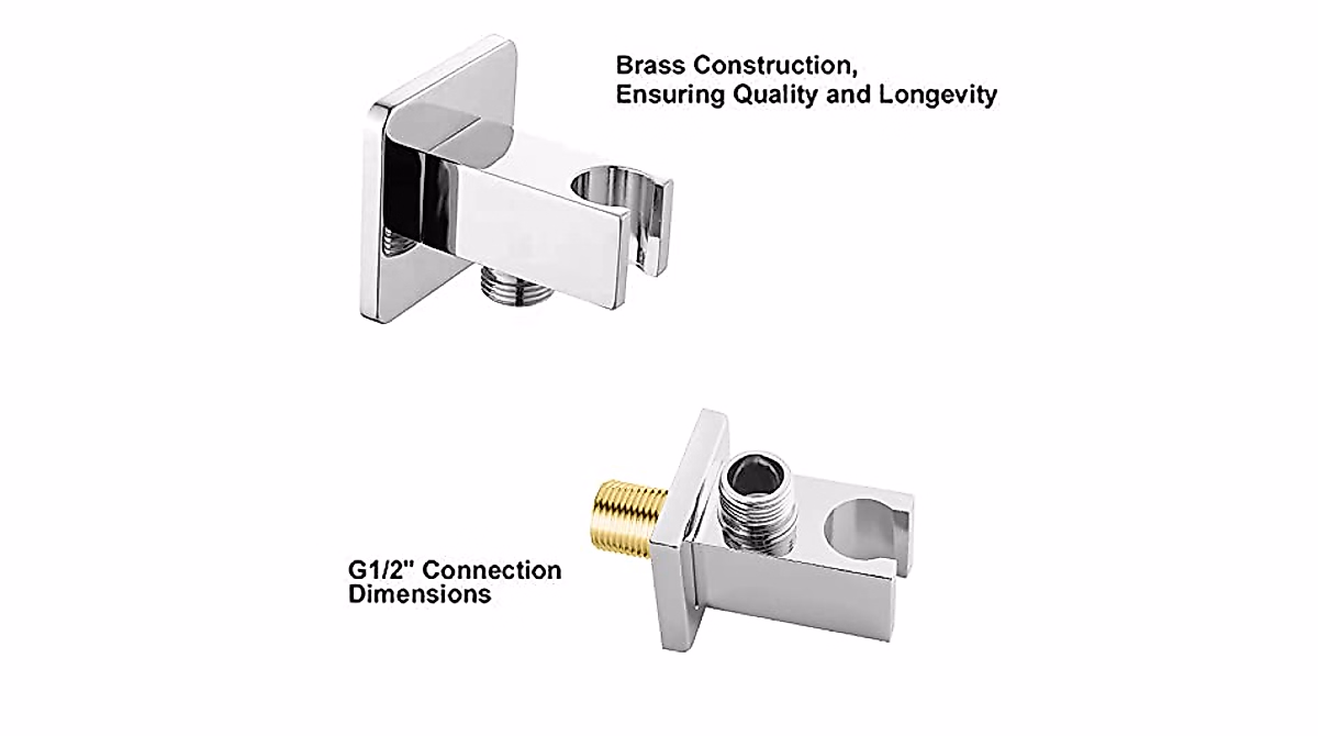 Brass Hand Held Shower Head, Luxury High Pressure Showerhead Kit with ...