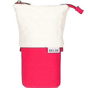 SUN-STAR Stationery DELDE Pen Case Natural Red,S1409565