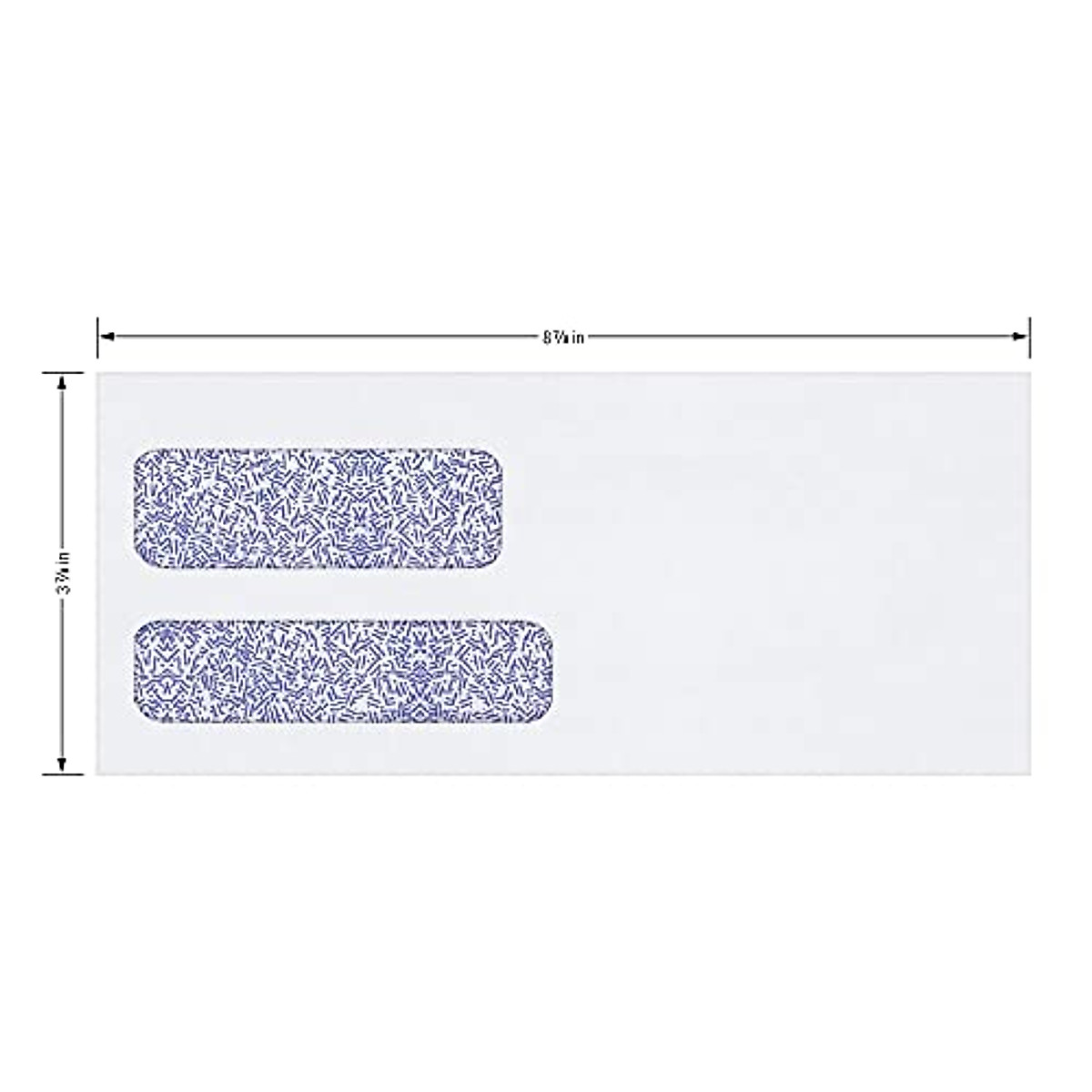 Office Depot Double-Window Envelopes, #9 (3 7/8in. x 8 7/8in.), White, Clean Seal(TM), Box Of 250, 77166