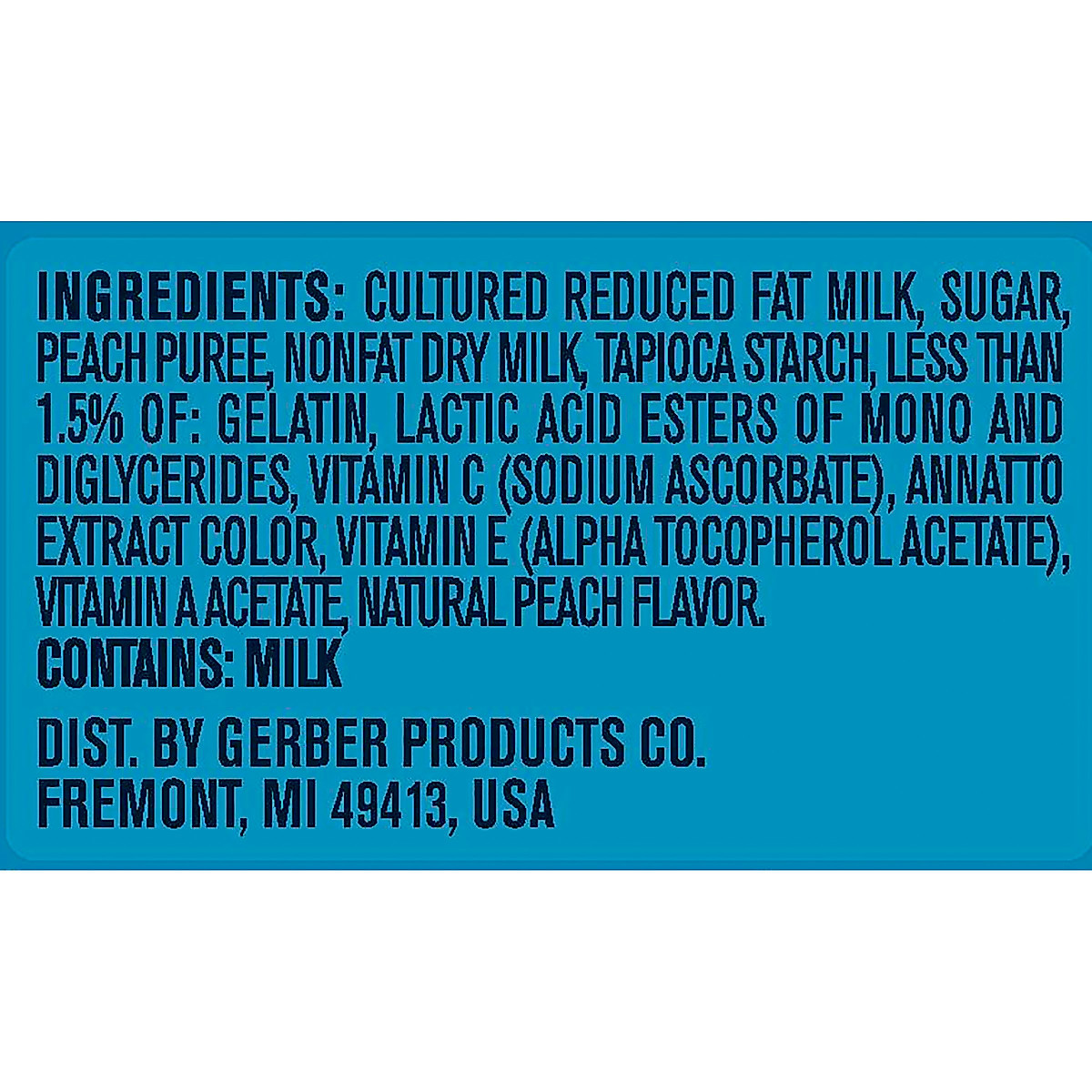 Gerber Yogurt Melts Freeze-Dried Yogurt Snack made with real fruit, Peach, 1 oz