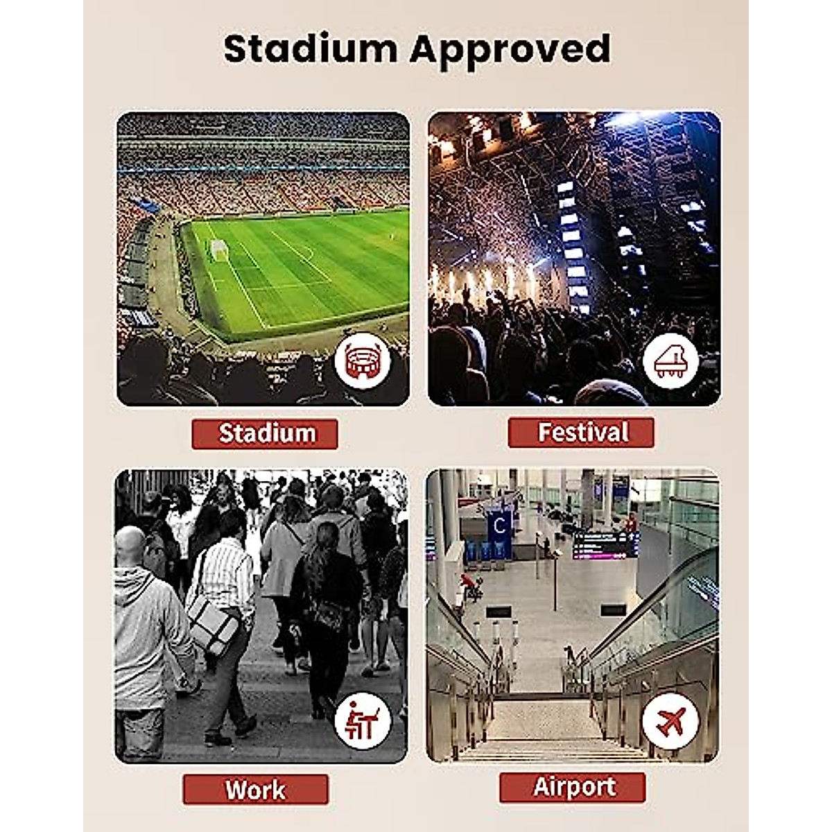 Vorspack Clear Bag Stadium Approved - PVC Clear Purse Clear Crossbody Bag with 2 Straps Clear Purses for Women Stadium Concerts Festivals - Black & Leopard Strap