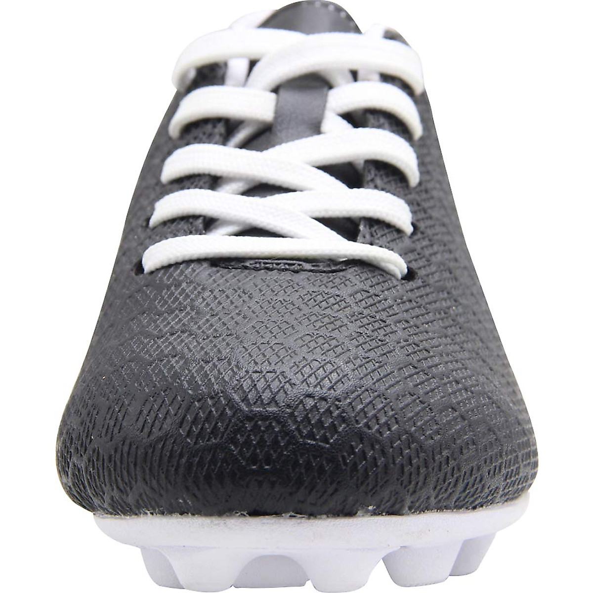 BomKinta Kid's FG Soccer Shoes Athletic Outdoor Soccer Cleats Black Size 6 M US Big Kid