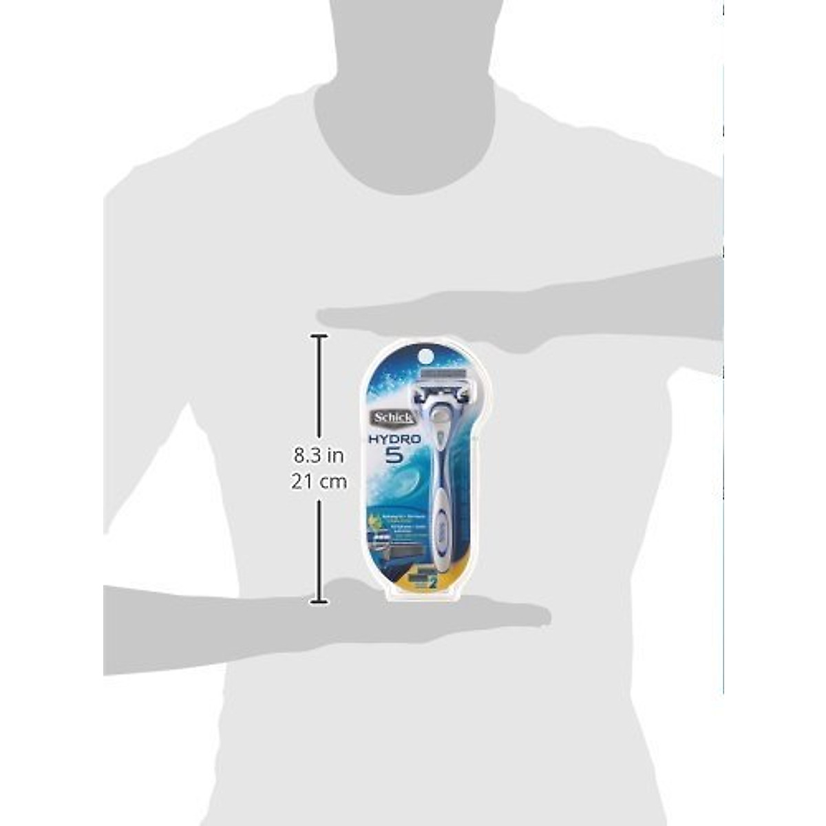 Schick Hydro 5 Razor (1 Razor Handle with 1 Cartridge)