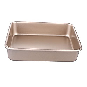 Luxshiny Pan Set 3 pcs Pans Roaster Carbon Meat Kitchen Cheesecake Toast Tool Pan Dessert Bread for Metal Tins Plate Deep Supplies Pie Leakproof Oblong Restaurant Household S Pot Loaf Tools Grill Set