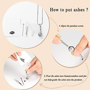 Microphone Cremation Jewelry for Ashes - Memorial Urn Necklace Ashes Holder Stainless Steel Keepsake Pendant Jewelry for Music Lover(Silver)