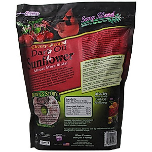 F.M. Brown'S Song Blend Oil Sunflower Seeds For Pets, 3.5-Pound, Cherry