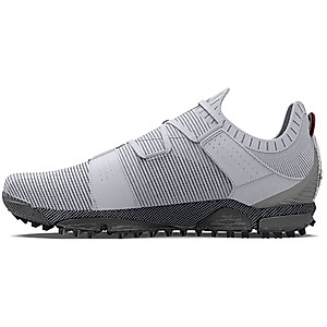 Under Armour Men's UA HOVR Tour Spikeless Golf Shoes - 3025069-101 - Mod Gray/Mod Gray/Black - 8