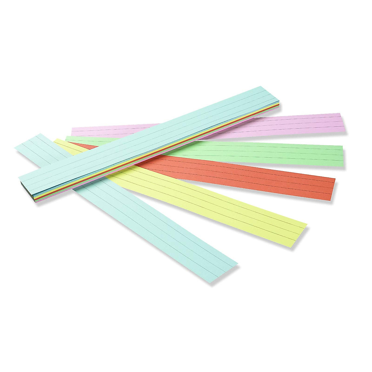 PACON - ASE Pacon Sentence Strips, 24 x 3 Inches, Assorted Colors, 100/Pack (PAC5165)