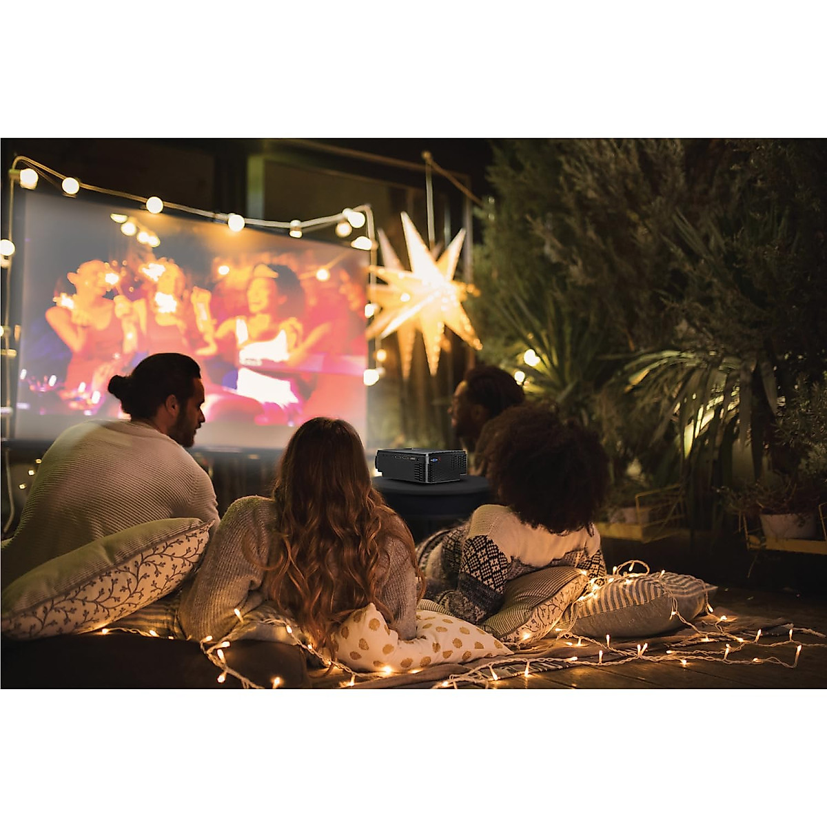 GPX Mini Projector with Bluetooth, USB and Micro SD Media Ports, Includes Remote (PJ300B)