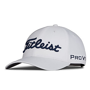 Titleist 2022 Tour Performance Golf Hat White/Navy One Size Fits Most
