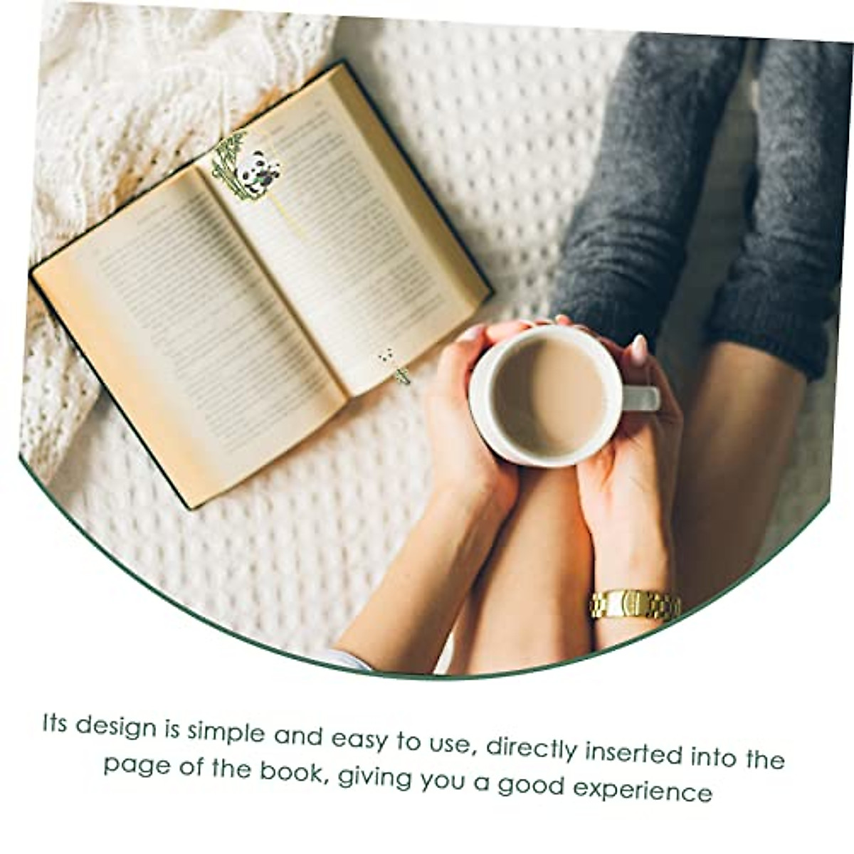 NUOBESTY 3pcs for Mark Bookmark Cartoon Supplies School Chain Office Elegant Marker Panda Delicate Page Lover Hanging Chinese Adorable Exquisite Decorative Read New Tassels Shape Reading