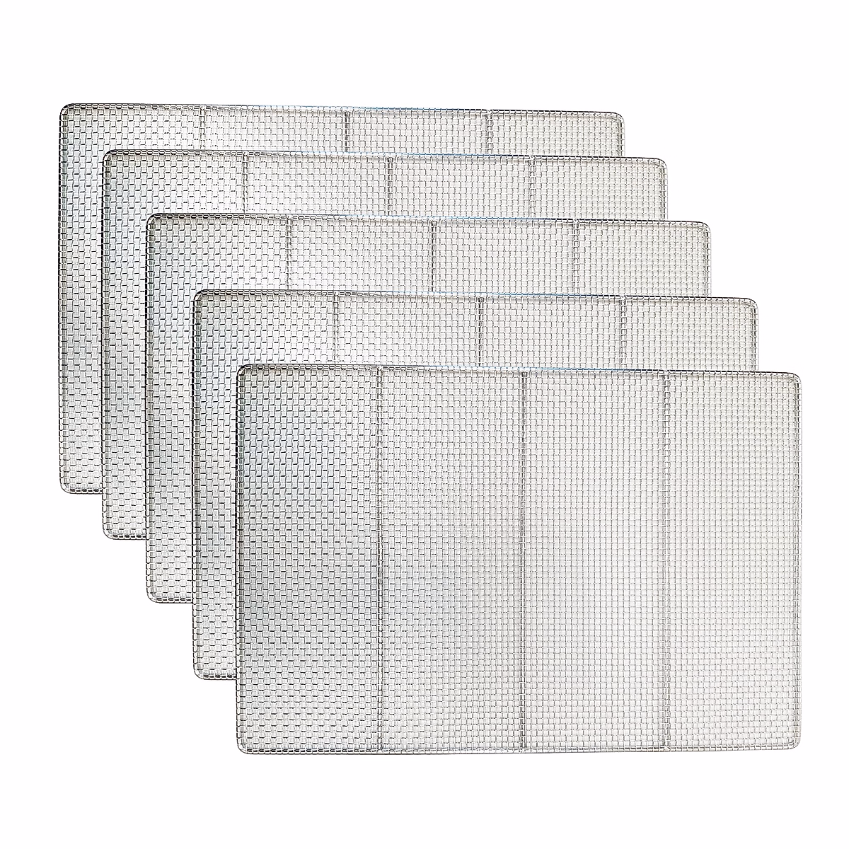 OCS Parts 17" x 25" Donut Fryer Screens | Heavy-Duty, Reinforced, Inustrial Grade Stainless Steel Bakery and Donut Fryer Screens for Belshaw, Avalon, and Commercial Donut Fryers (5-Pack)