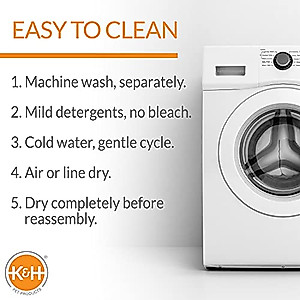 K&H Pet Products Lazy Cup Machine Washable Pet Bed For Cats or Dogs Large 20 Inches