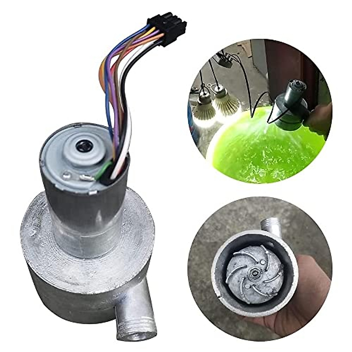 50W Hydroelectric Generator DC 12-64V Mini Aluminum Alloy Water Turbine Generator for Mobile Phone Lighting Charging