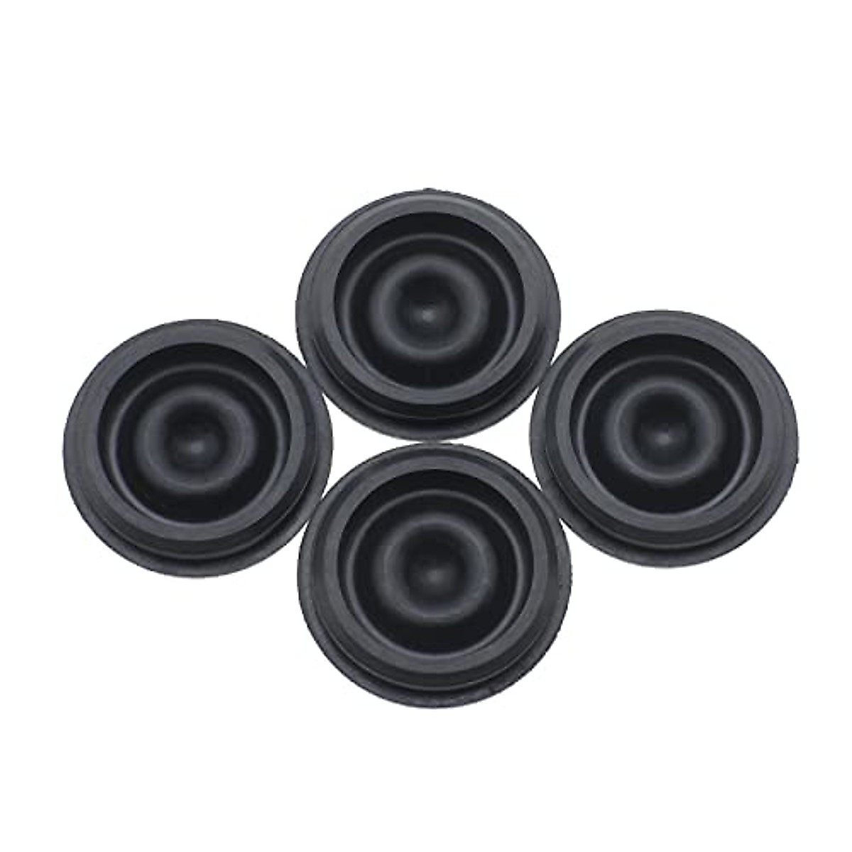 TONRYCUE Rubber Grease Plugs Trailer Dust Cap for Dexter EZ Lube Trailer Axle for Axles Dexter 85-1, 085-001-00, Tiedown Engineering 88174, and AL-KO 085-016-0 (4)