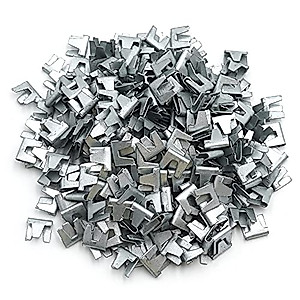 PAULOZYN 600PCS Wire Cage Clips and Wire Cage Pliers Kits, Pet Poultry Chicken Rabbit Bird Cage Building Installation Wire Cage Fasten Clips Buckle Pliers ​Tools