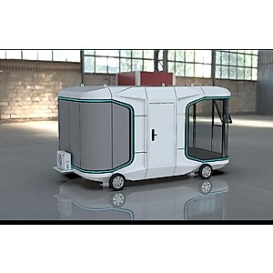 Generic Expandable Prefab Container House, 20ft Folding Standard, Portable