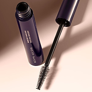 Kevyn Aucoin Indecent Mascara, Black: Thin cone-shaped brush. Creamy lash condition formula. Dramatic and natural look. Long wear. Clump & flake-free. Pro makeup artist go to for defined fuller lashes