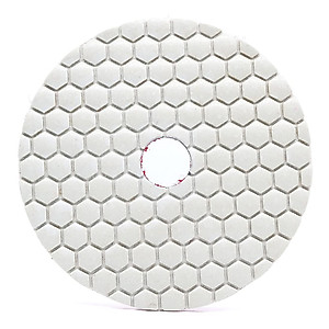 Dry 3 Step Diamond Polishing Pads Kit 4 Inch 3-Pack Step 2 for Granite Quartz Marble Concrete Terrazzo