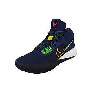 Nike Men's Kyrie Flytrap IV Basketball Shoe, Blue Void/Speed Yellow, 9.5 US