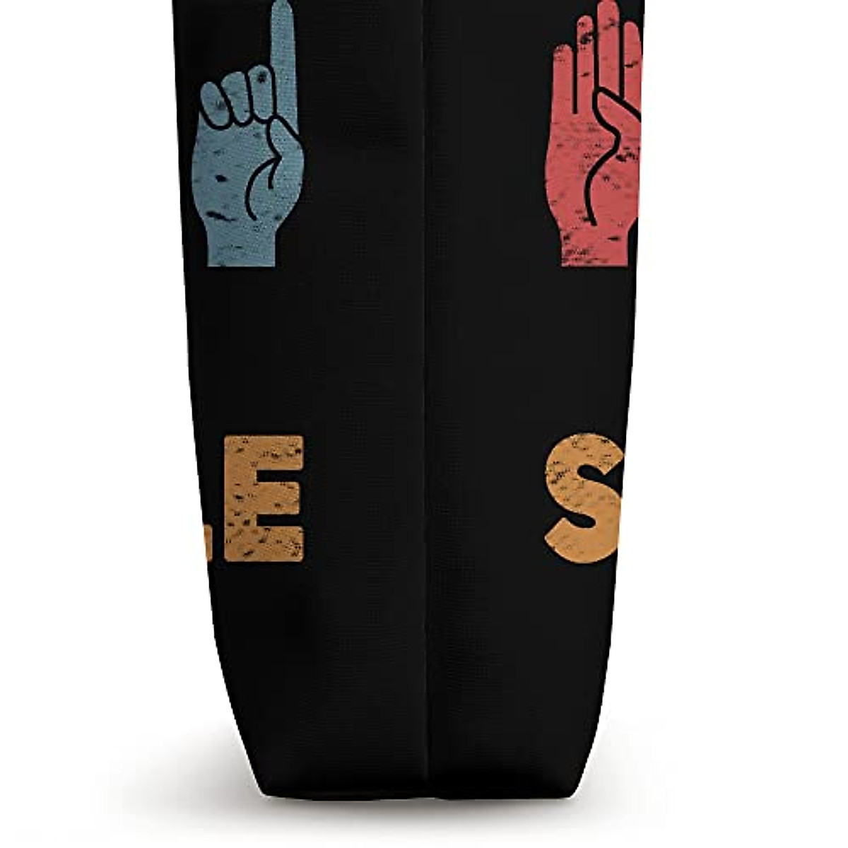 Hand Sign Language ASL Hand gesture Tote Bag
