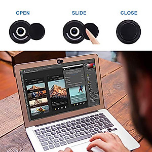 SOLUSTRE Tableta 3pcs Smartphone Universal Protects Phone Cap, Camera Thin Black Computer Peeping Mini Laptop Anti Covers Camera, Webcam Tablet Ultra Anti- Your Notebook Computer Tablet