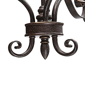 Hampton Bay 14708 Bayessex 3-Light Aged Black Chandelier