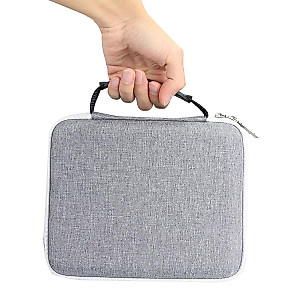 Khanka Hard Travel Case Replacement for OMRON Silver Blood Pressure Monitor Blood Pressure Machine BP5250, Case Only