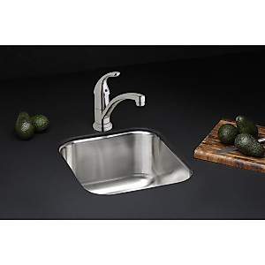 Elkay Everyday LK1500CR Single Hole Deck Mount Kitchen Faucet with Lever Handle, Chrome