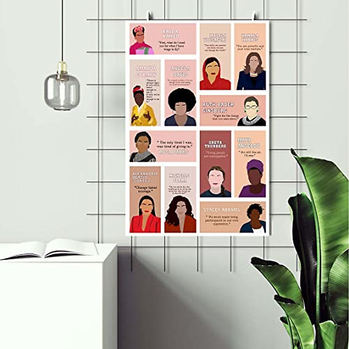 LOLUIS Women Leader Posters, Empower Women Poster, Women History Month Poster, Inspirational Wall Art For Teens Girls Room Decor, Womens UNFRAMED (16x24", 1.1 Women Leader)