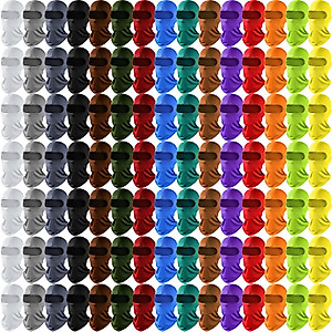 Kigeli 105 Pcs Balaclava Face Mask Ski Mask Winter Face Gaiter for Men Motorcycle Ski Scarf for Women Outdoor Sports(Black)