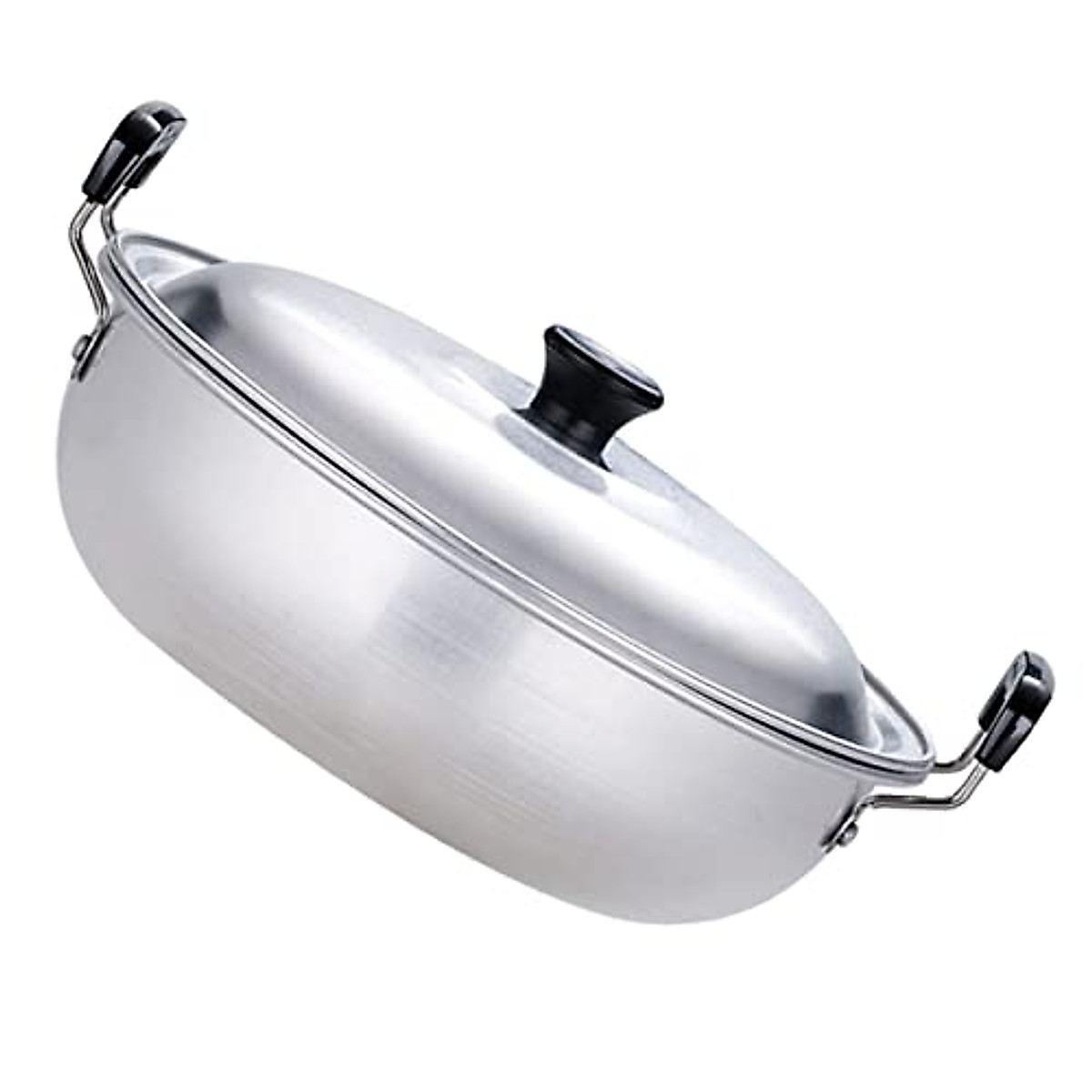 GANAZONO Instant Noodle Pots Cooking Pot Mini Pan Mini Saucepan 3pcs Small Aluminum Pan Ramen Pot Soup Pot Plastic Mini Korean Noodle Pot Korean Ramen Pot Biryani Cooking Pot