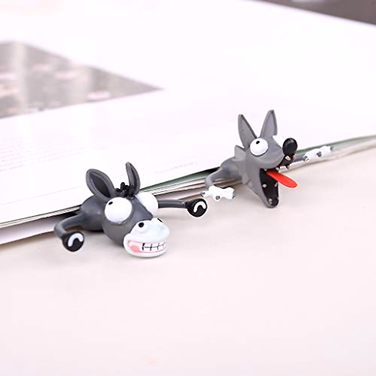 Cute Book Marks, Funny 3D Animal Bookmark Reading Gift Stationery Gift for Kids Student