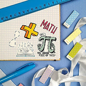 BulbaCraft 100Pcs Small Math Stickers for Students - Funny Math Gifts for Women and Men, Math Related Stickers, Funny Math Nerd Gifts, Math Lovers, Math Jokes for Mathy Folks, Math Laptop Decals