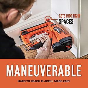 Paslode, Cordless Finish Nailer, 916000, 16 Gauge, Battery and Fuel Cell Powered, No Compressor Needed