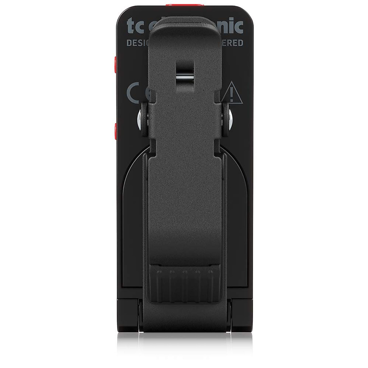 TC Electronic UNITUNE CLIP NOIR Headline Black Clip-On Tuner with Strobe and Chromatic Modes and 108 LED Matrix Display for Uncompromised Tuning Quality