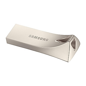 SAMSUNG BAR Plus 256GB - 400MB/s USB 3.1 Flash Drive Champagne Silver (MUF-256BE3/AM)