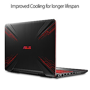 ASUS TUF Thin & Light Gaming Laptop PC (FX504) 15.6” Full HD, 8th-Gen Intel Core i5-8300H (up to 3.9GHz), GeForce GTX 1050 2GB, 8GB DDR4 2666 MHz, 1TB FireCuda SSHD, Windows 10 64-bit - FX504GD-ES51