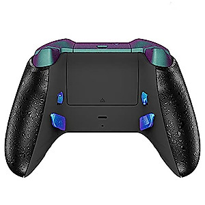 HexGaming Dark Chaos Nebula Galaxy Blade HEX Controller 2 Mappable Paddles & Interchangeable Thumbsticks & Flashshot Compatible with Xbox Series X/S Elite Controller PC Wireless FPS Esports Gamepad
