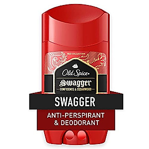 Old Spice Red Zone Anti-Perspirant Deodorant Invisible Solid Swagger 2.60 oz (Pack of 2)