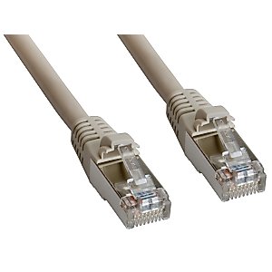 Amphenol MP-54RJ45DNNE-100 Cat5e FTP Patch Cable, Double Shielded, RJ45, 350 MHz, 100', Beige