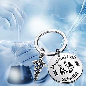TGBJE Medical Lab Scientist Gift Medical Lab Scientist Keychain Lab Assistant Gift Medical Laboratory Scientist Gift (Lab Scientist)