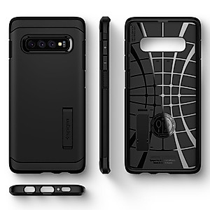 Spigen Tough Armor Designed for Samsung Galaxy S10 Plus Case (2019) - Black