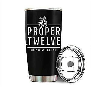 Proper 12 Proper Twelve Irish Whiskey Fan Stainless Steel Tumbler 20oz & 30oz Travel Mug