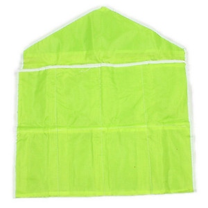 HENGSONG 16 Lots Socks Jewelry Bra Underwear Hanging Storage Pockets Bags Organizer (Green)