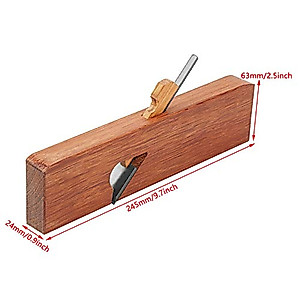 GOTOTOP Wood Planer Hand Tool, Wood Chamfer Tool Edge Trimming Plane Carpenter Wood Cutting Tool for Edge Polishing Surface Smoothing,9.7 x 2.5 x 0.9inch