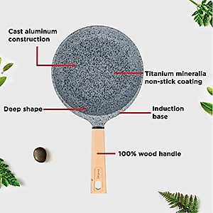 T-fal Natura Titanium Nonstick Cast Aluminum, 9-Inch, Grey