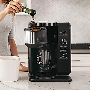 Ninja Hot and Cold Brewed System, Auto-iQ Tea and Coffee Maker with 6 Brew Sizes, 5 Brew Styles, Frother, Coffee & Tea Baskets with Glass Carafe (CP301)