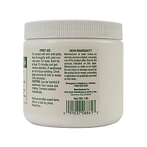 Five Star PBW - 1 lbs - Non-Caustic Alkaline Cleaner, White - pbw1